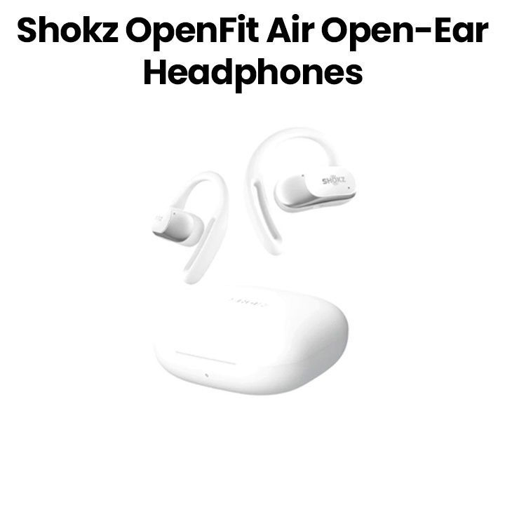 Buy Shokz OpenFit Air True Wireless Open-Ear Headphones – White | T511 ...