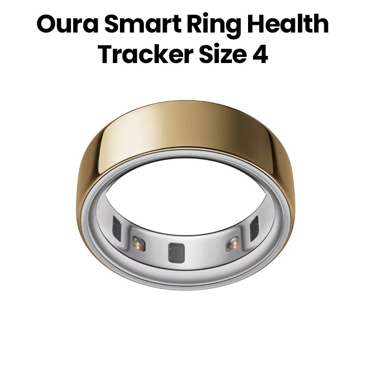 Buy Oura Ring 4 Smart Ring Health Activity Tracker – Gold (Ring Size 4 ...