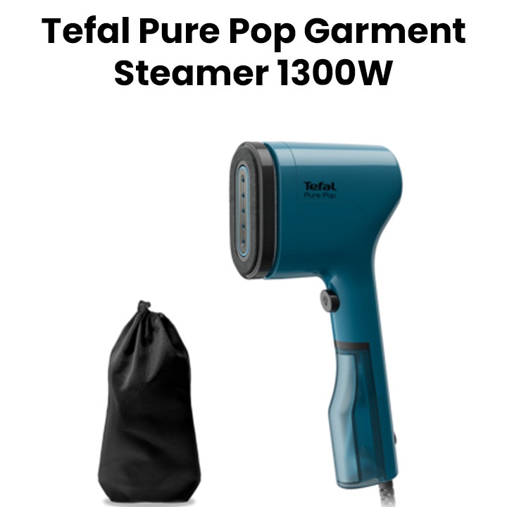 Buy Tefal Pure Pop Handheld Garment Steamer 1,300W Alpine Blue ...