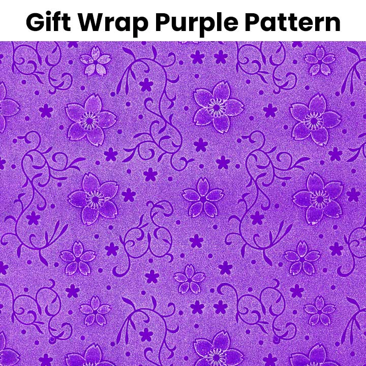 Buy Gift Wrap Jumbosouq - Purple Pattern Online in Qatar at Best Price ...