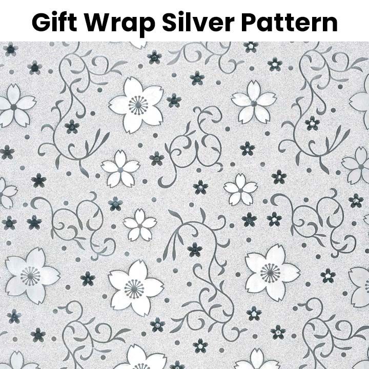 Buy Gift Wrap Jumbosouq - Silver Pattern Online in Qatar at Best Price ...