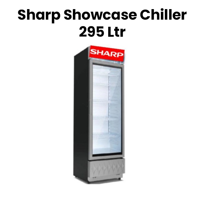 Buy Sharp Showcase Chiller 295L White | SCH-295X-WH3 Online in Qatar at ...