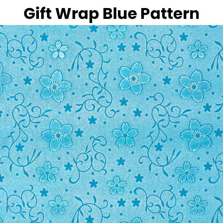 Buy Gift Wrap Jumbosouq - Blue Pattern Online in Qatar at Best Price ...